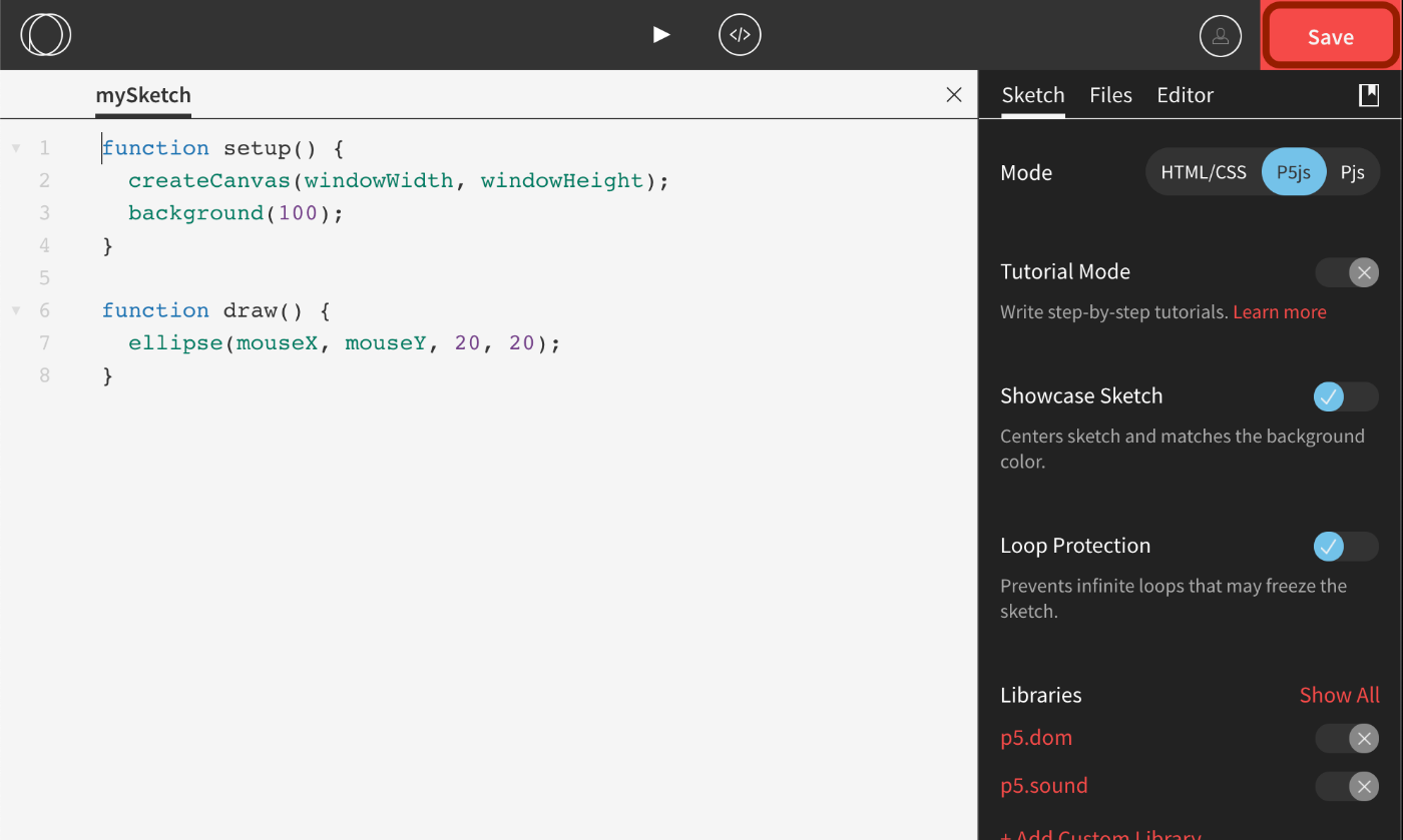 OpenProcessingを使ってみよう｜p5.jsをかじる本