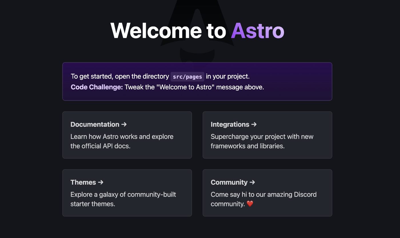 Blog with Astro, Ghost CMS
