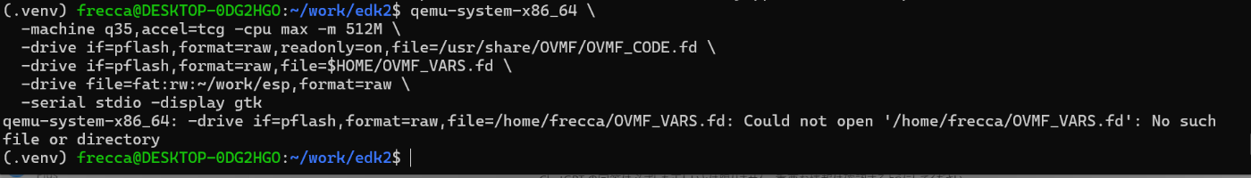 EDK2をインストールしてUEFIアプリ『Hello Mikan World!』を実行してみた