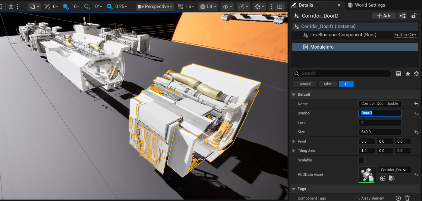 UE5 Cassini Sampleの使い方とPCG Data Assetに基づいた生成ワークフロー