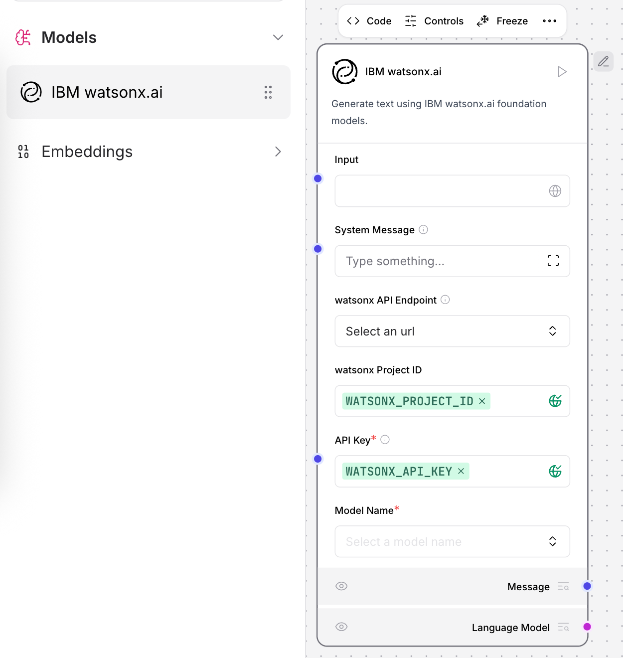 LangFlow入門 (watsonx.ai版)