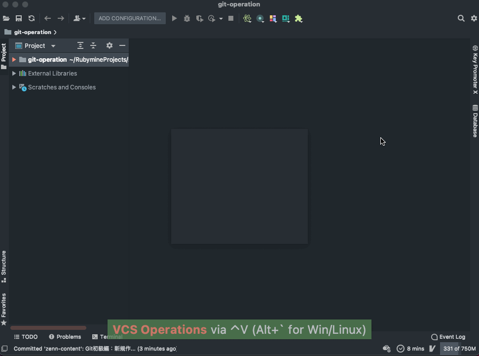 Git｜RubyMine入門