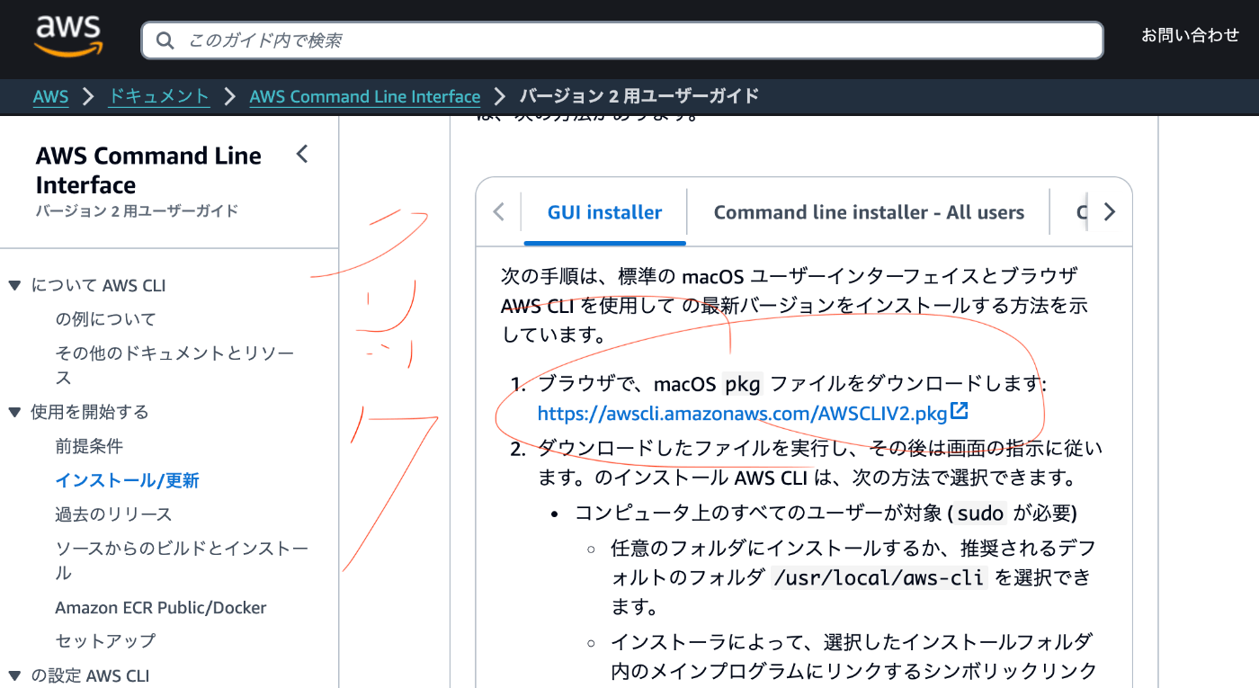 AWS CLIの設定