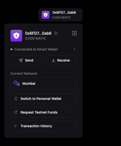 Next.jsでThirdwebのSmart WalletとEmbedded Walletsを試してみた