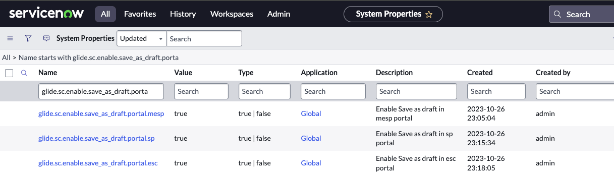 ServiceNowで独自に実装したServicePortal(EmployeeCenter)でSave as Draftを有効にしてみた