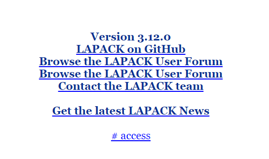 lapacke入りのlapackのソースビルド