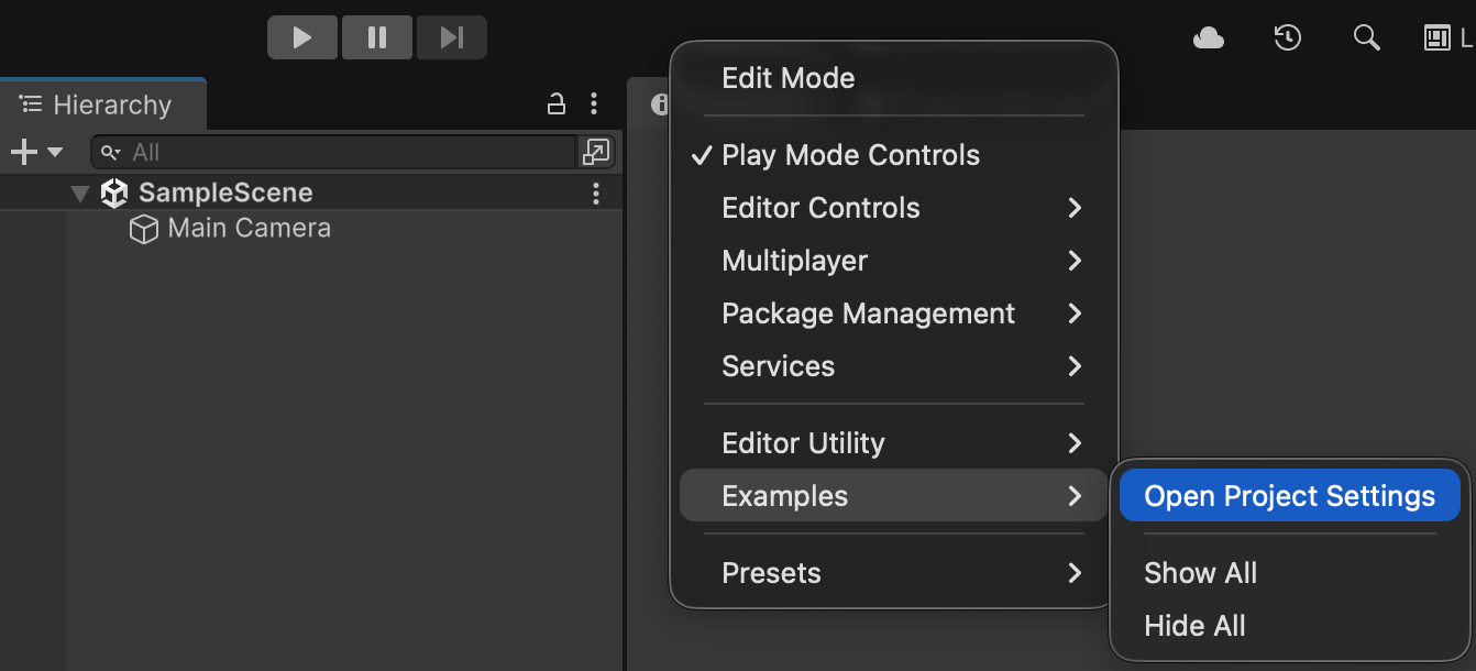 Unity 6.3の公開APIでツールバーをいじってみた
