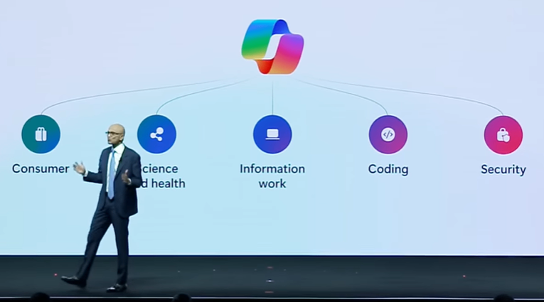 Satya による Keynote: Leading in the New Age of AI