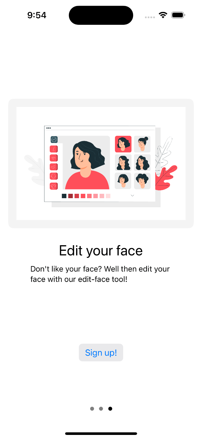 Swiftuiでスライドするページを作成 