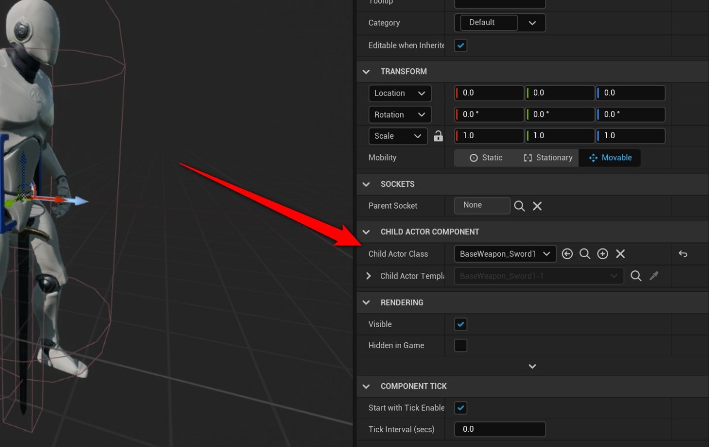 剣で攻撃を実装する方法【UE5,UE4】｜UnrealEngine5(UE5)の教科書[旧]