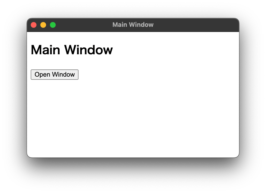 マルチウィンドウ (BrowserWindow, ipcMain, ipcRenderer)