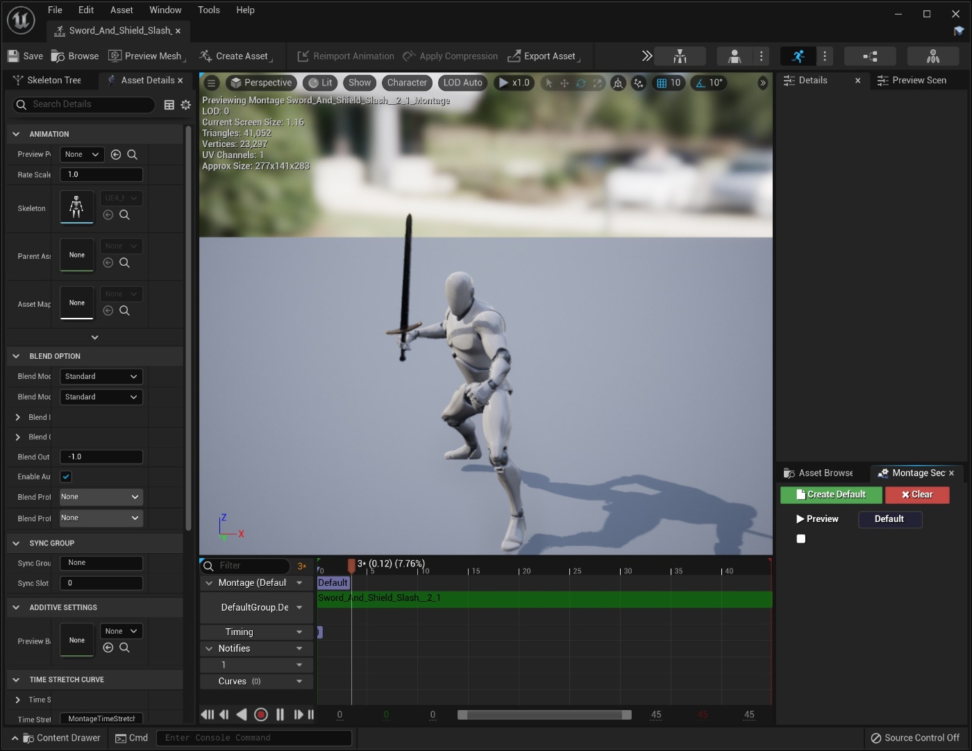 剣で攻撃を実装する方法【UE5,UE4】｜UnrealEngine5(UE5)の教科書[旧]