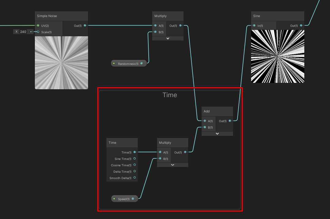 🍍 集中線エフェクト【uGUI】｜Unity ShaderGraph CookBook vol.1【ShaderGraph 入門】