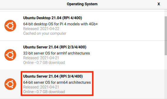 Raspberry Pi 4 セットアップまとめ - Ubuntu編