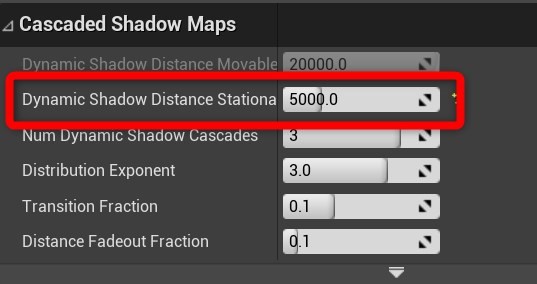 影がおかしい、消える時の4つの対処法【UE5,UE4】｜UnrealEngine5(UE5)の教科書[旧]