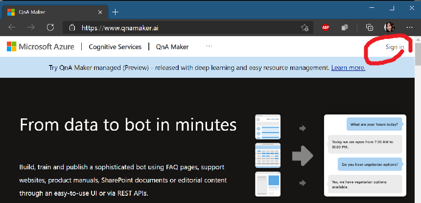 無料で手早く作る：Teams で動く FAQ bot 開発 [前編] (QnA Maker, Azure Bot Services, C#)