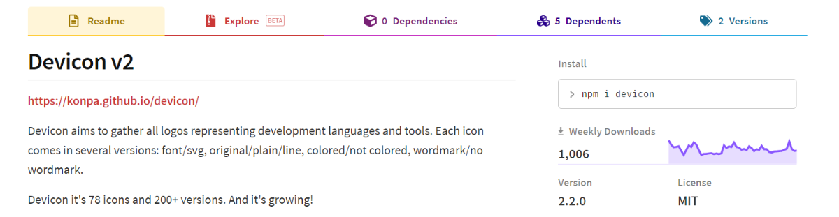 Vueで技術系アイコンを使いたい！【DEVICON】