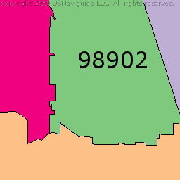 Yakima Wa Zip Code Map - Map