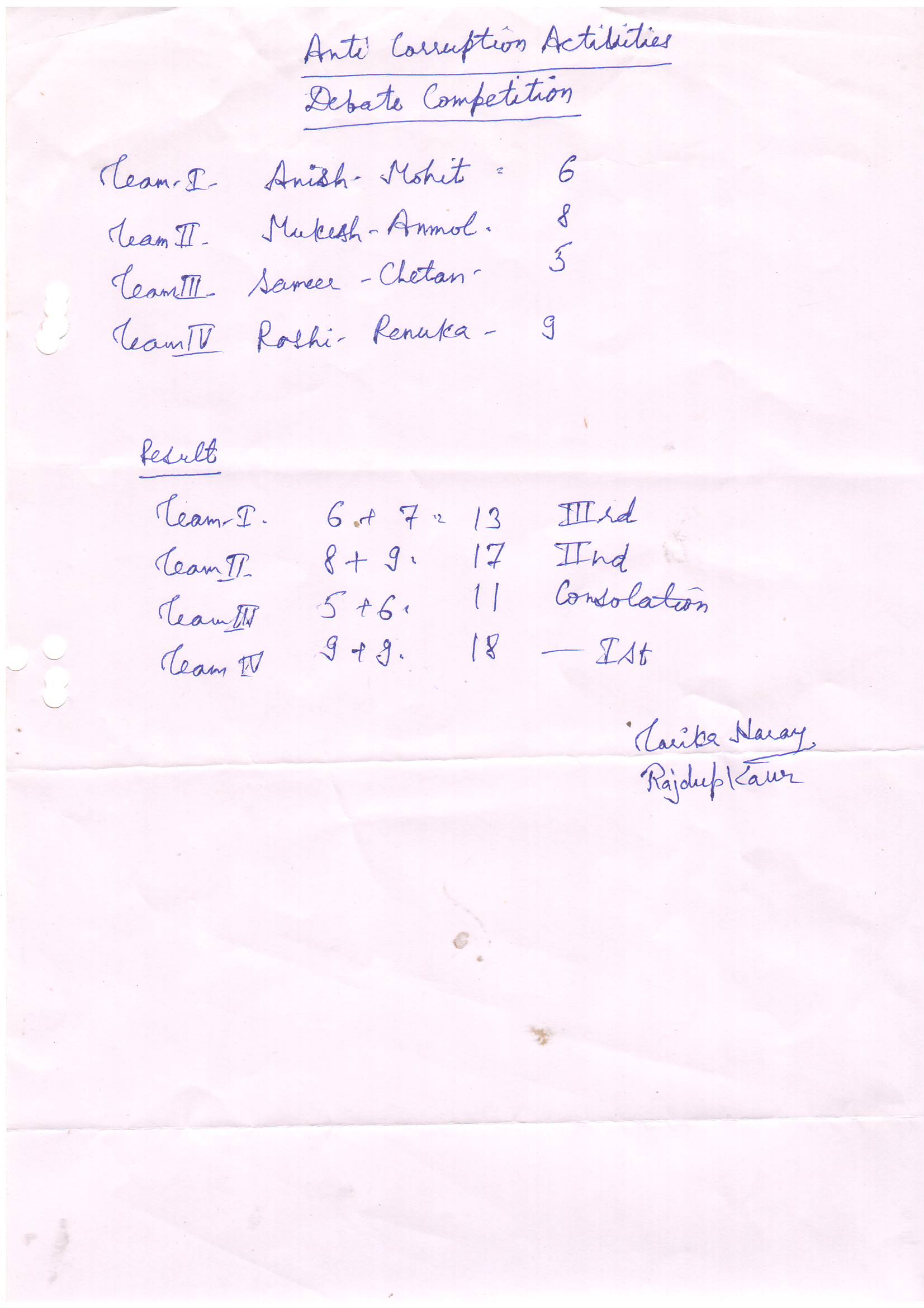 Activities | Anti-Corruption Activities under Legal Cell | MANOHAR ...