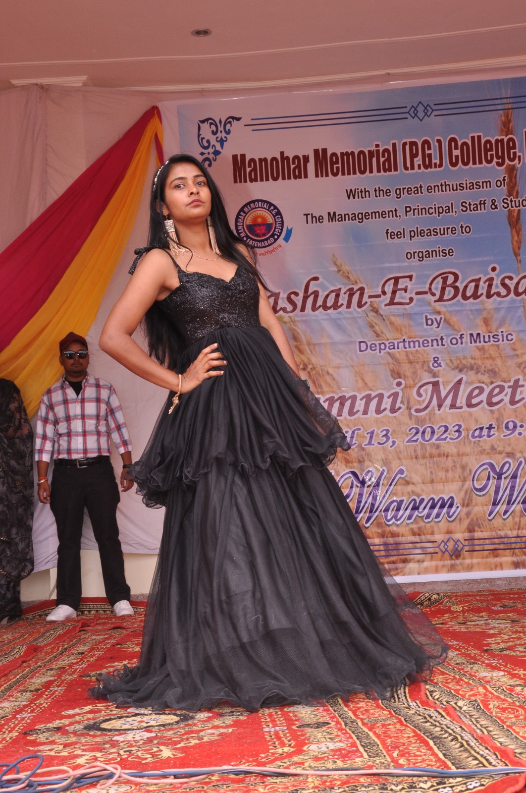 Activities | Incredible India Fashion Show | MANOHAR MEMORIAL COLLEGE